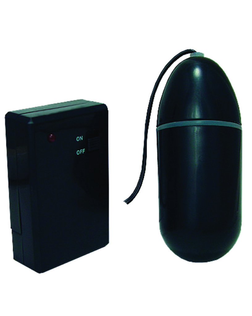 WATERPROOF REMOTE CONTROL BULLET BLACK